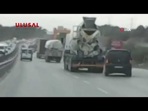 İstanbul’da trafikte makas atan araç kamerada