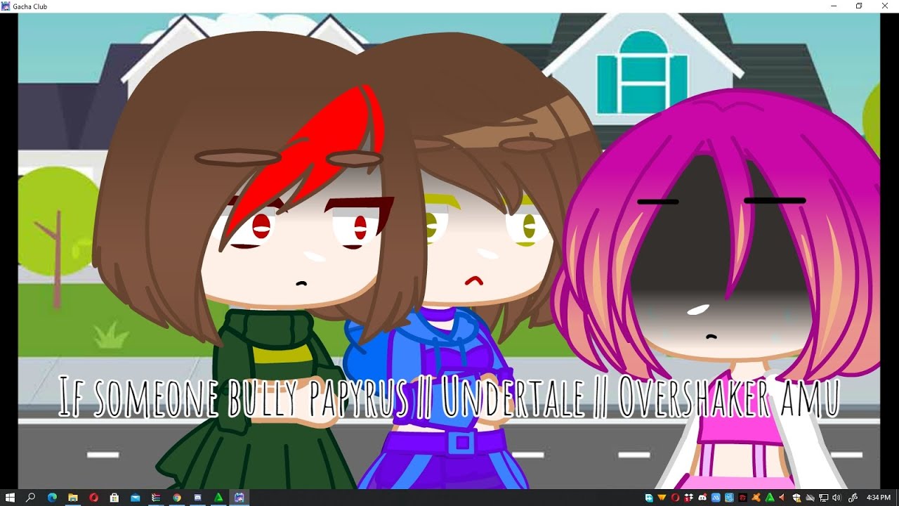 If someone bully Papyrus || Undertale || OverShaker AMU || Papara - YouTube