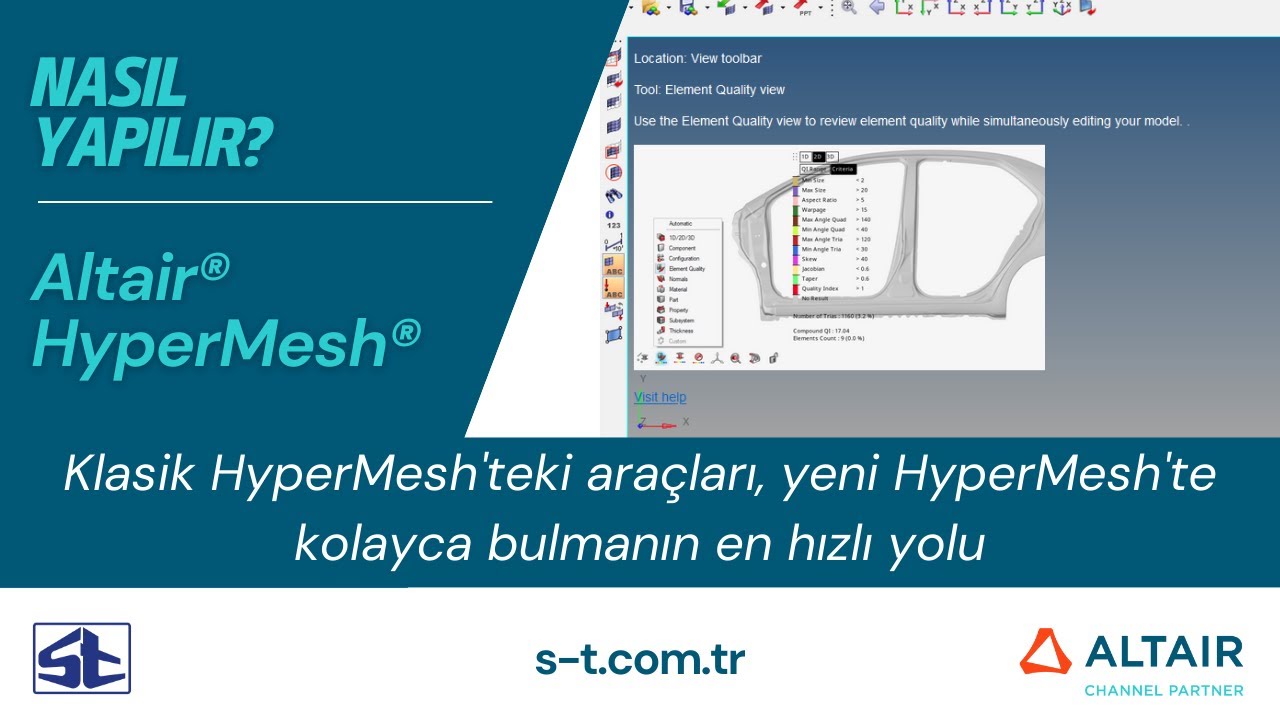 Tool Finder - Altair HyperMesh - YouTube
