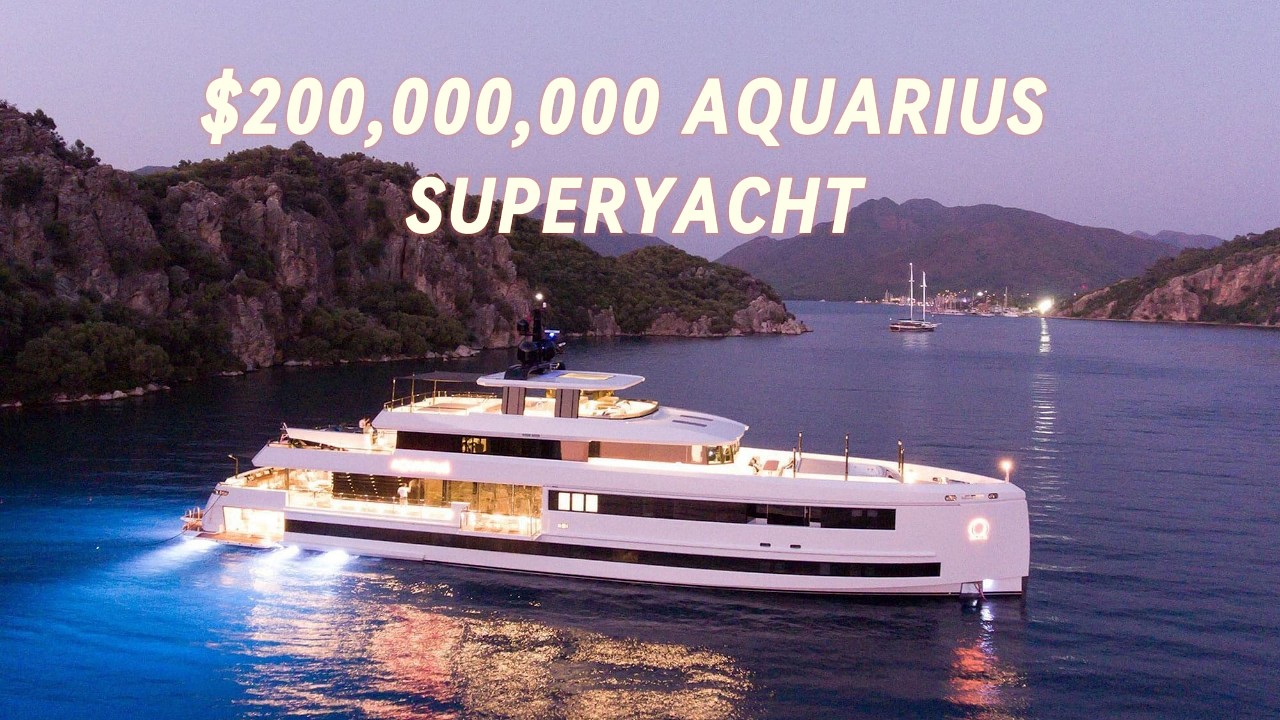 INSIDE the $200 Million AQUARIUS SUPERYACHT Bloom - YouTube