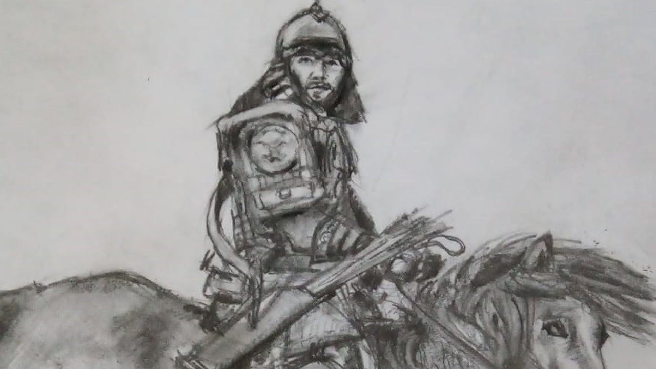 mongol #drawing #sketch #artwork #art #video #pencil #artist #picture # ...