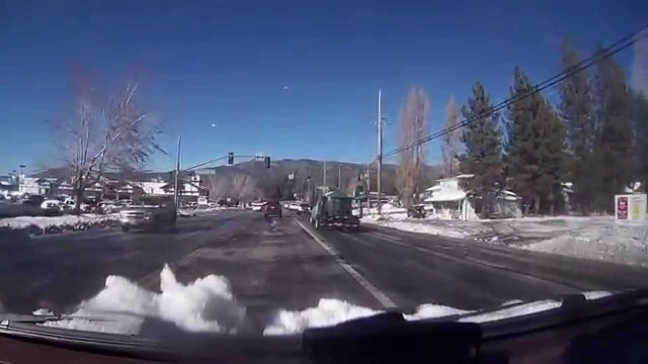 Big bear boulevard, Drive, Snow Drive, November 16, 2015, big Bear Lake ...