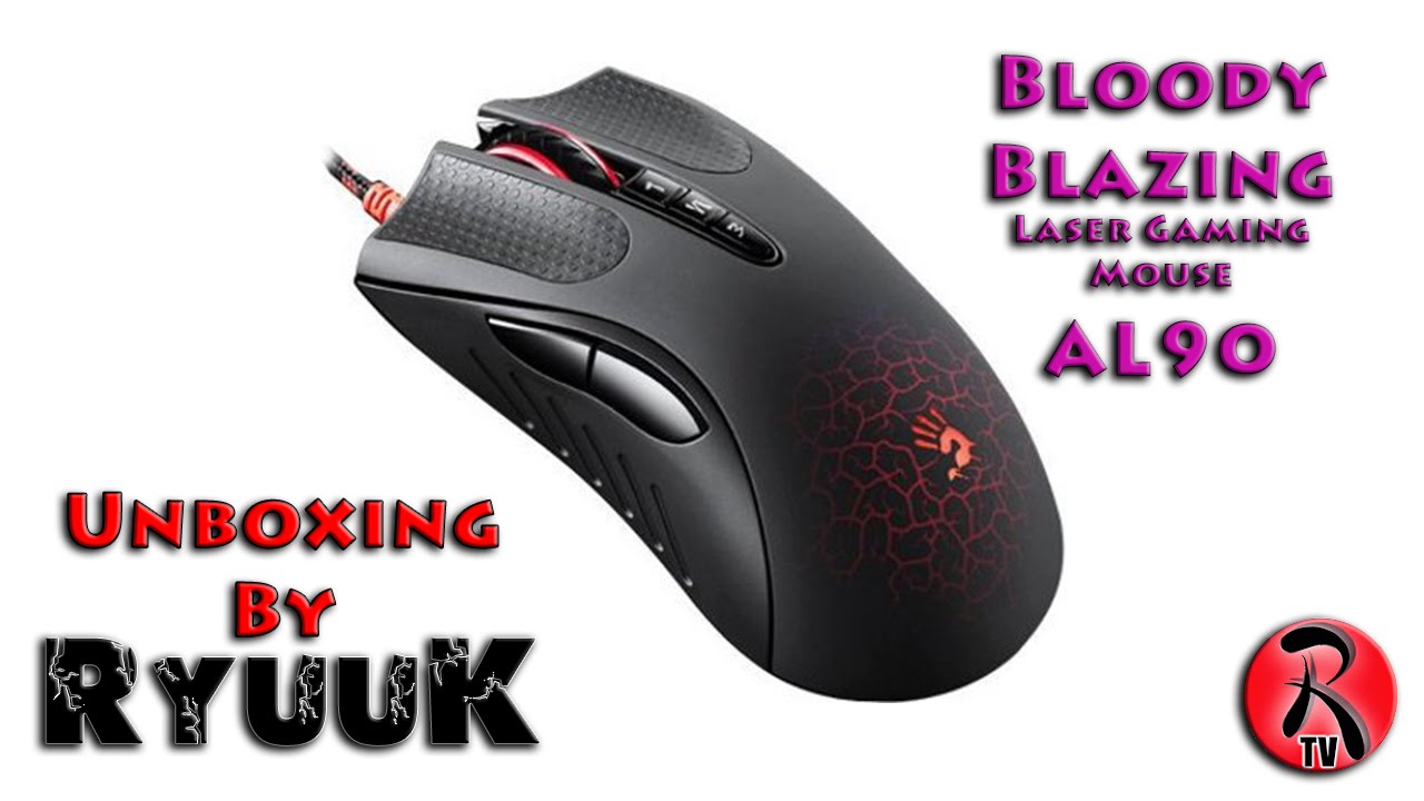 Unboxing: Bloody Blazing AL90 Laser Gaming Mouse - YouTube