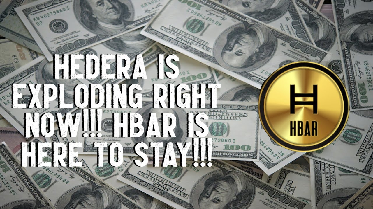Hedera Is EXPLODING Right Now!!! HBAR Is Here To Stay!!! - YouTube