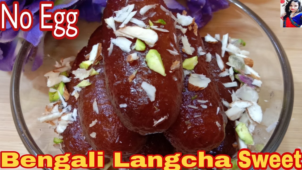 Bengali Langcha Sweet Without Egg #nishavishwakarma - YouTube