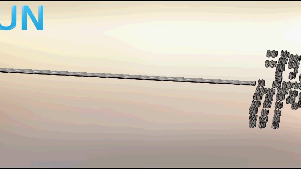 Twin screw working simulation - YouTube