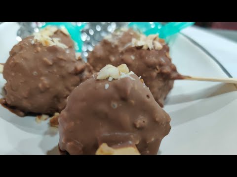 ChocoBar Icecream Nutty Choco Bar chocolate ice cream recipe - YouTube
