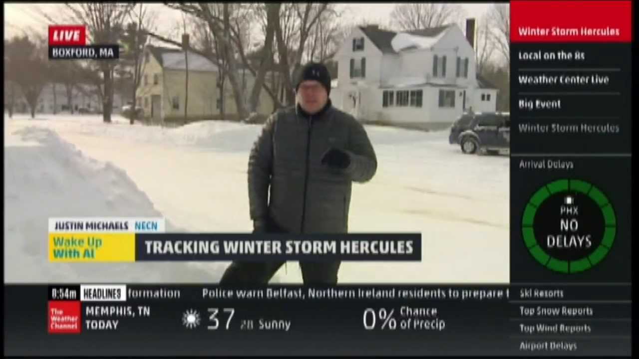 Justin Michaels - LIVE on The Weather Channel - 1/3/2014 - YouTube