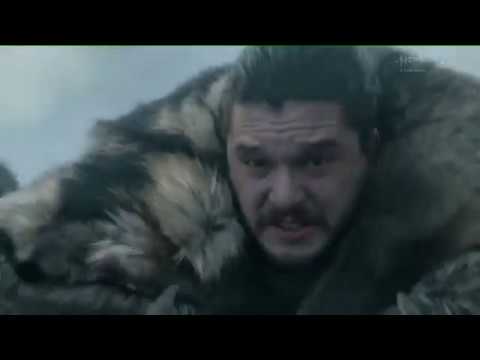 Game of Thrones 8 - Jon Snow (Egon Targaryen) flies to Rhaegal - YouTube