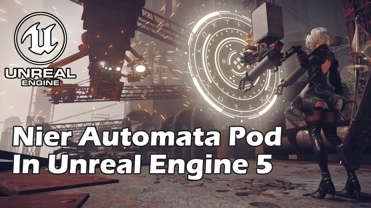 Building the Nier Automata Pod in Unreal Engine 5 - YouTube