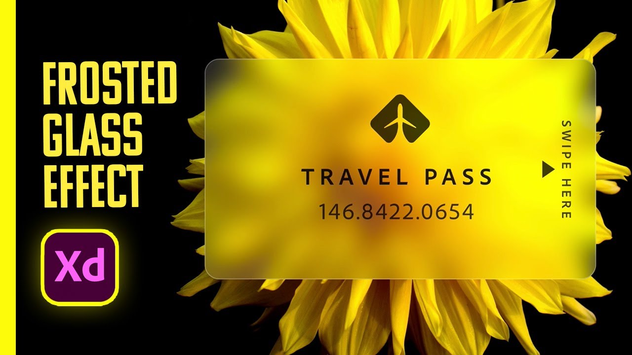 Creating A Frosted Glass Effect in Adobe Xd - Graphic Design Trends ...