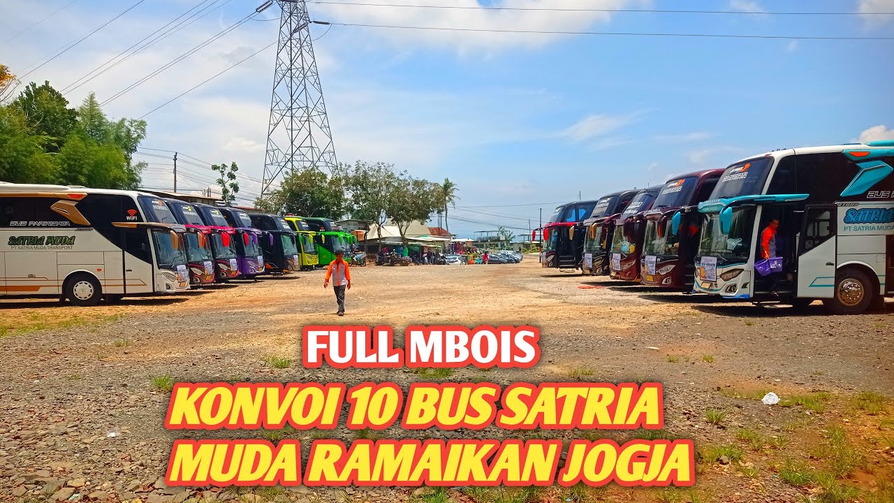 10 BUS SATRIA MUDA RAMAIKAN JOGJA - YouTube