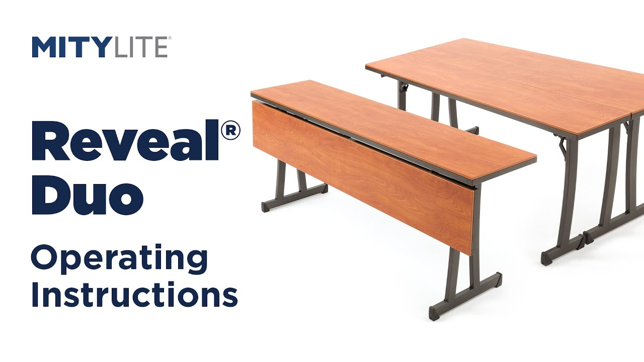 Ultimate Guide to Operating Your Reveal Linenless Duo Table | MityLite ...