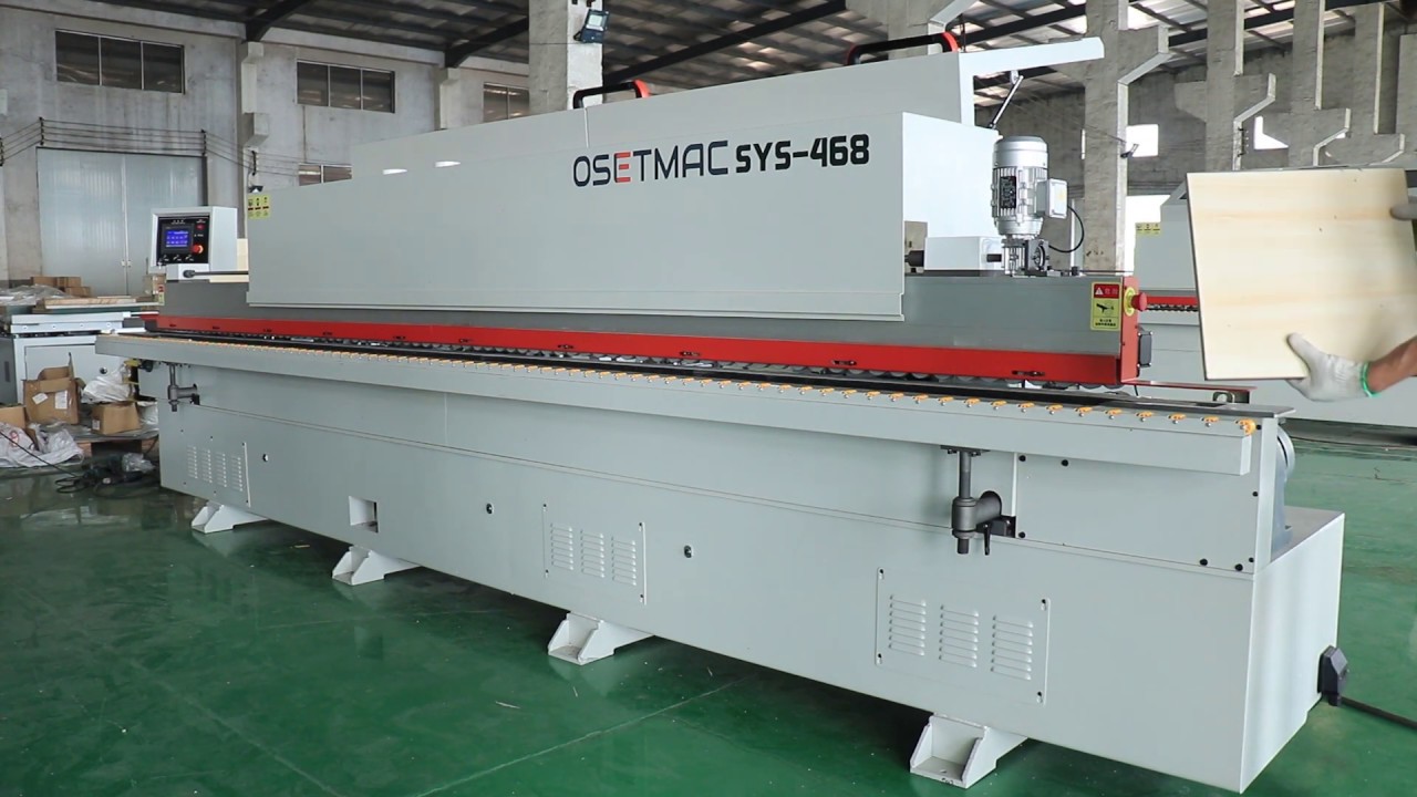 OSETMAC SYS-468 Automatic Edge Banding Machine - YouTube