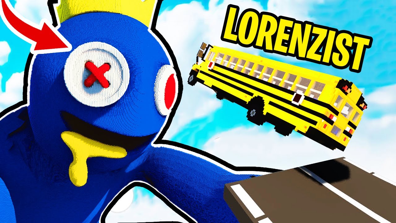 BLUE GIGANTE dei RAINBOW FRIENDS Vs AUTO su TEARDOWN!! - YouTube