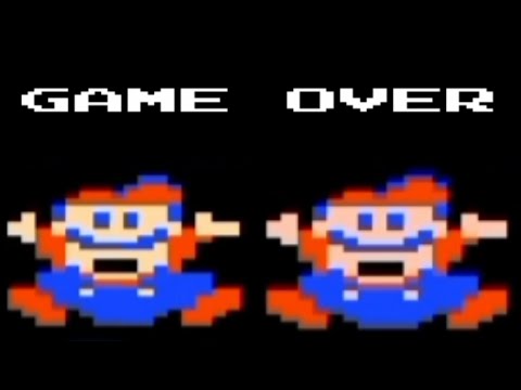 Game Over & Menu - Mario Bros Nes USA & PAL - YouTube