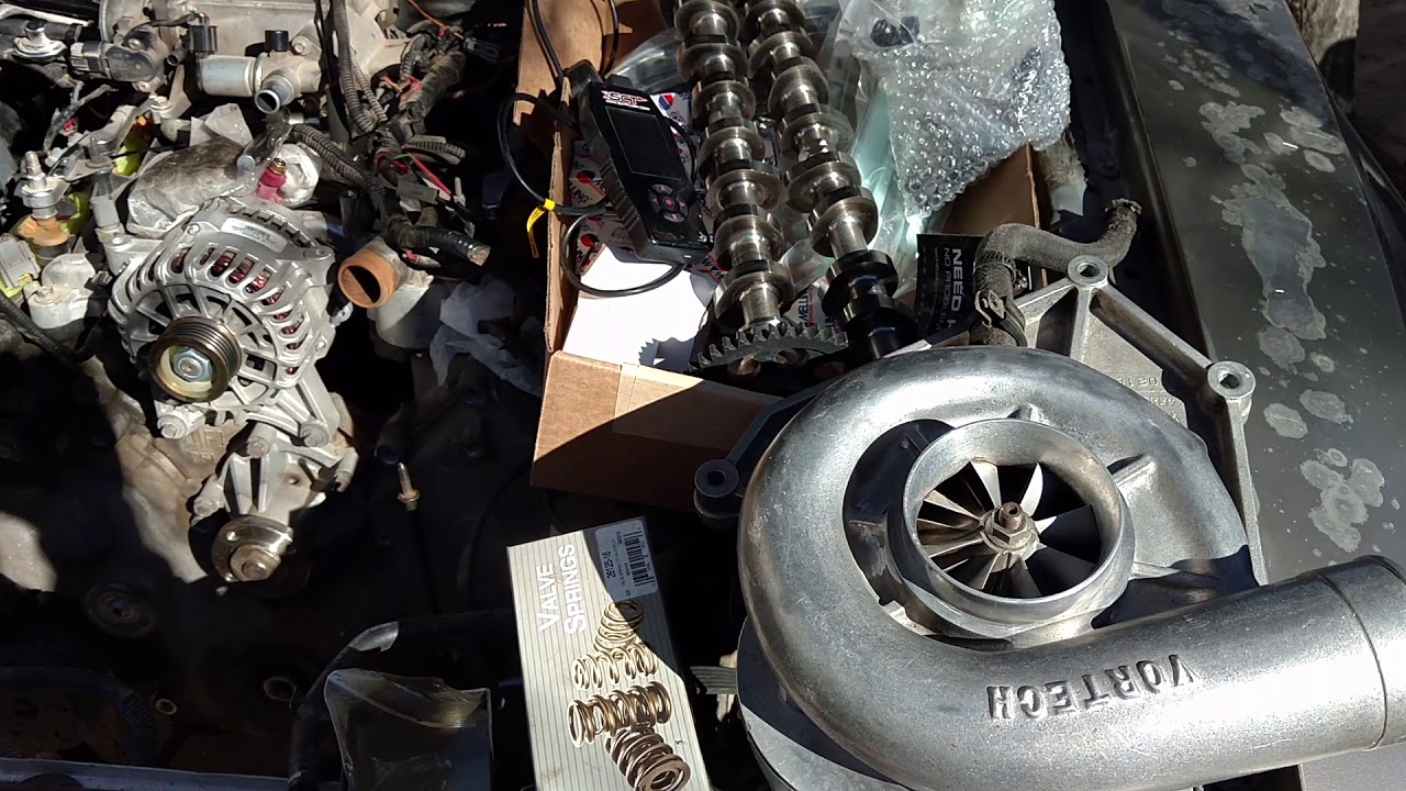 2v Mustang GT gets Trick flow cams and Supercharger pt1 - YouTube