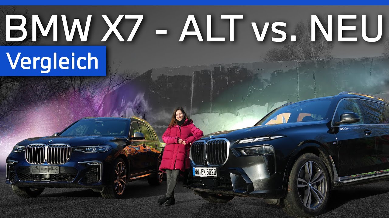 BMW X7 - ALT vs. NEU Vergleich | BMW G07 LCI - YouTube