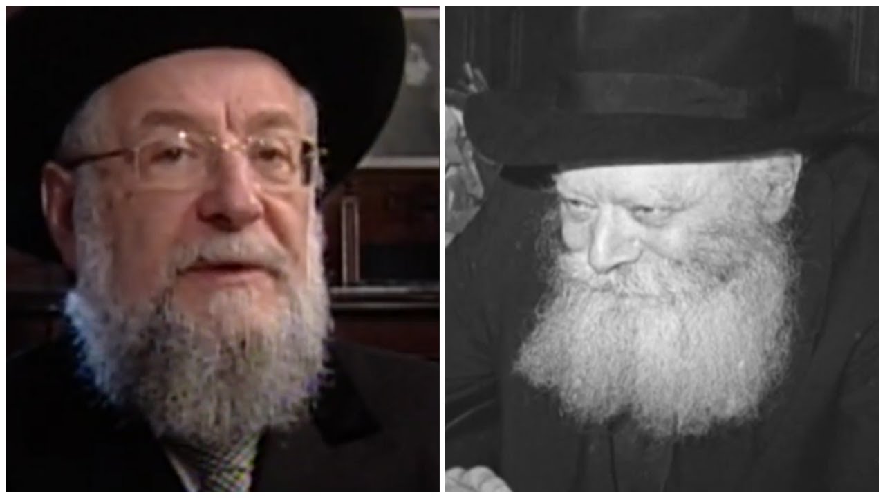 The amazing story of the Rebbe and former Israeli Chief Rabbi Yisroel ...