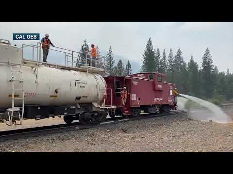 Fire Train helps crews protect forest from Dixie Fire