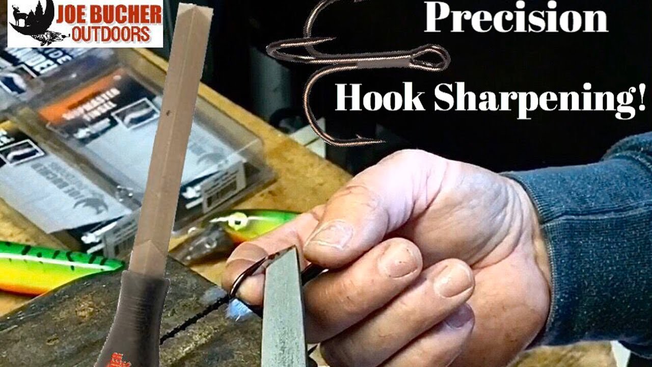 Quick Tip | Precision Hook Sharpening | Joe Bucher Outdoors - YouTube