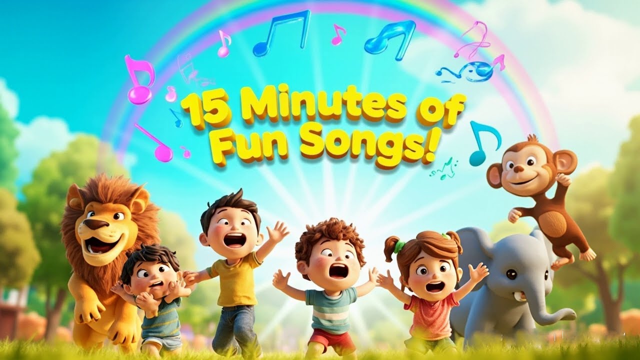 15 Minute Kids Songs Compilation Fun & Educational Music for Toddlers ...