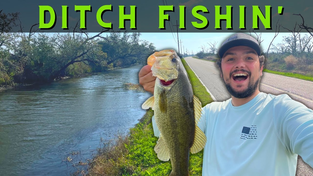 Fishing a Roadside Ditch!? - YouTube