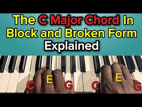 How to find the C maj Chord and it's inversions, broken and block Chord ...
