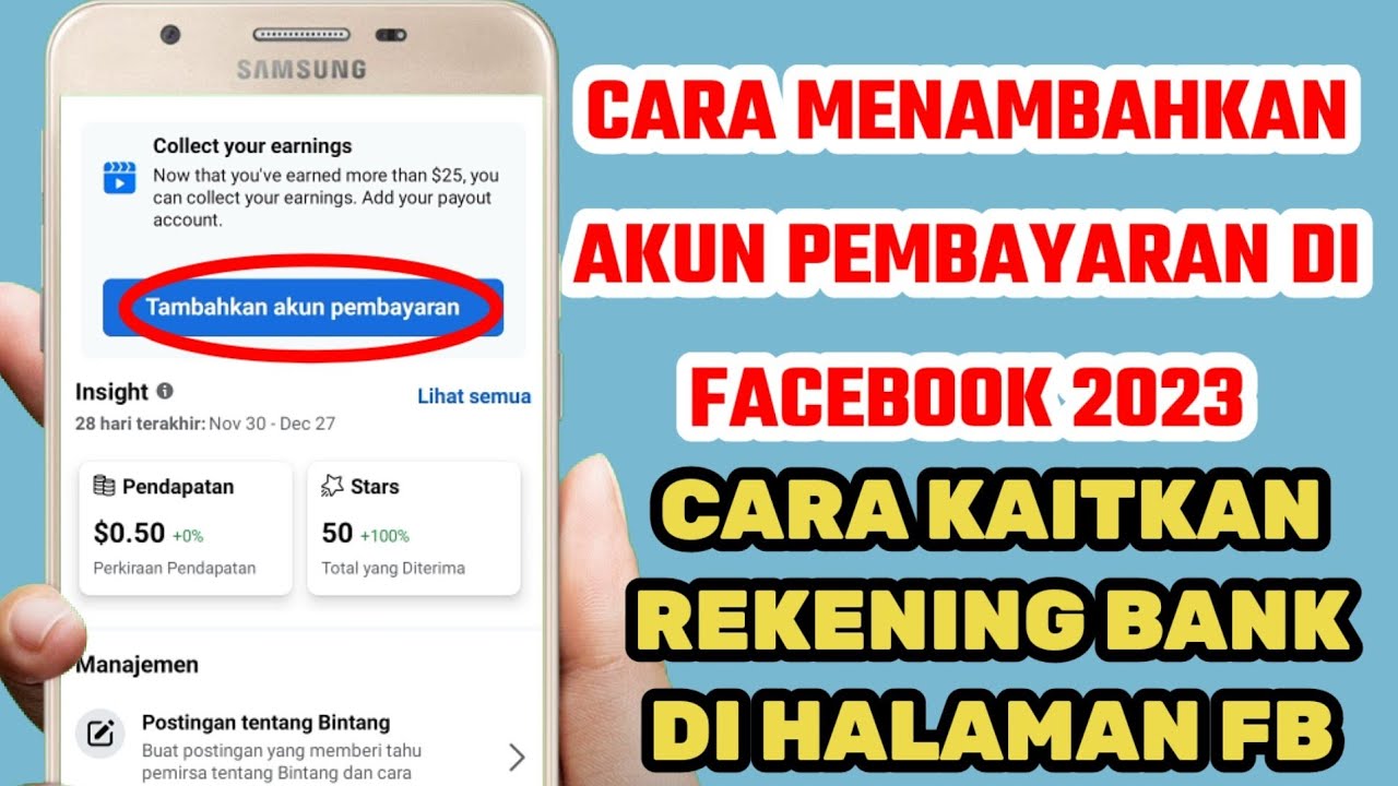 cara menambahkan akun pembayaran facebook | cara menambahkan akun pembayaran fanspage | fanspage ...