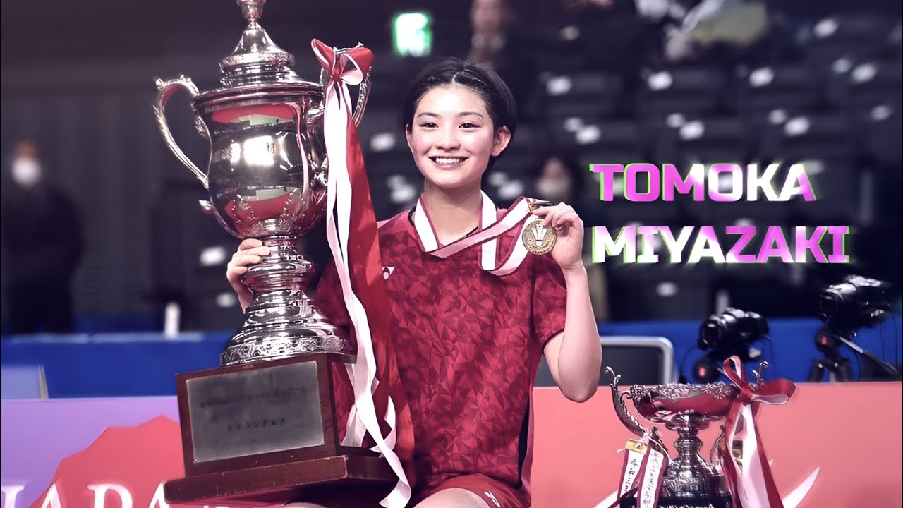 TOMOKA MIYAZAKI🍃18 year old Japanese badminton player - YouTube