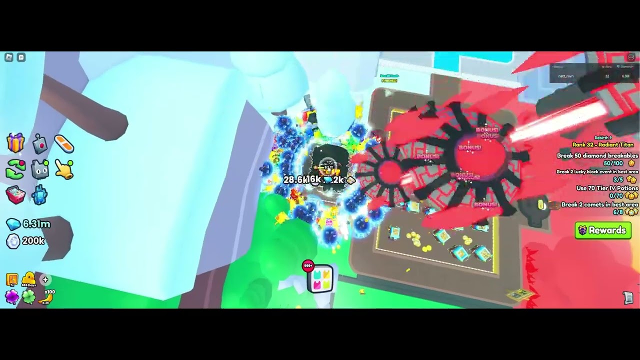 how to solo super hard mega chest in pet simulator 99 elemental world ...