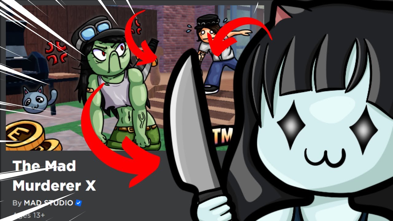 ONE OF US IS THE MURDERER | The Mad Murderer Funny Moments #roblox ...