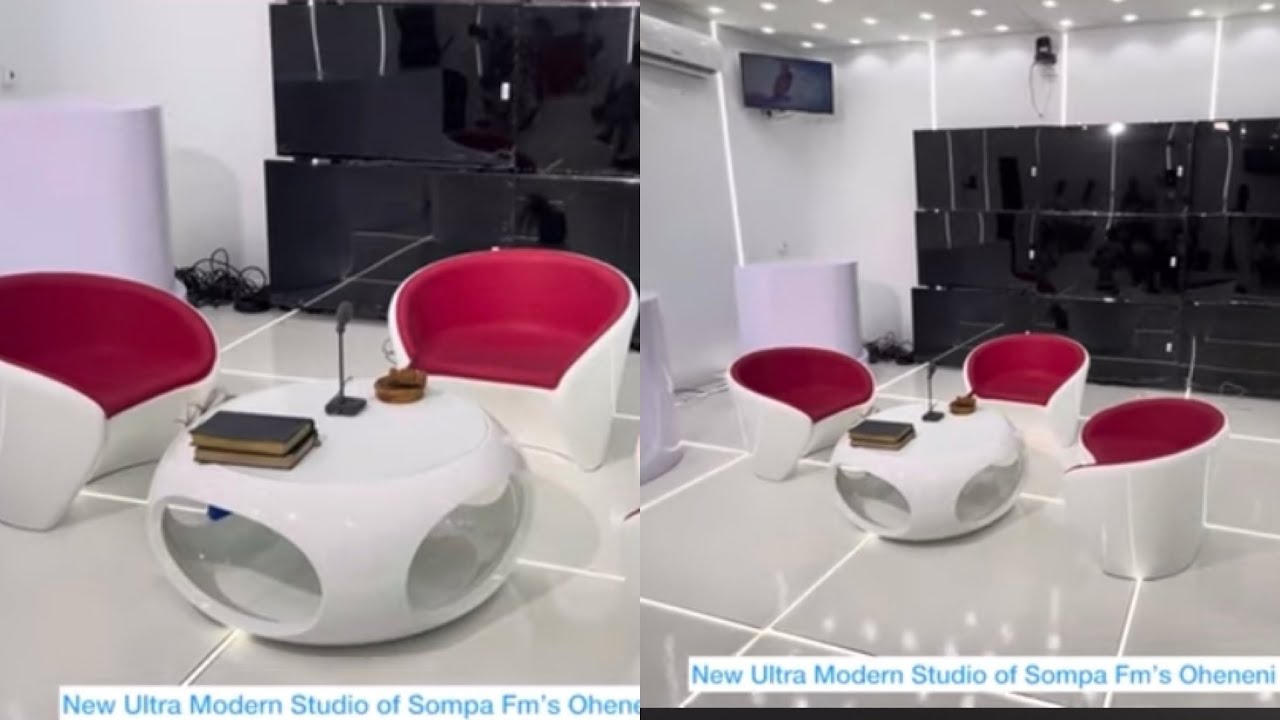 Wow, Sompa FM's Oheneni Adazoa Launches an Ultra-Modern studio for her ...