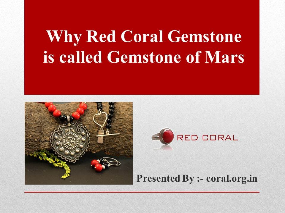 Why Red Coral Gemstone is called Gemstone of Mars - YouTube