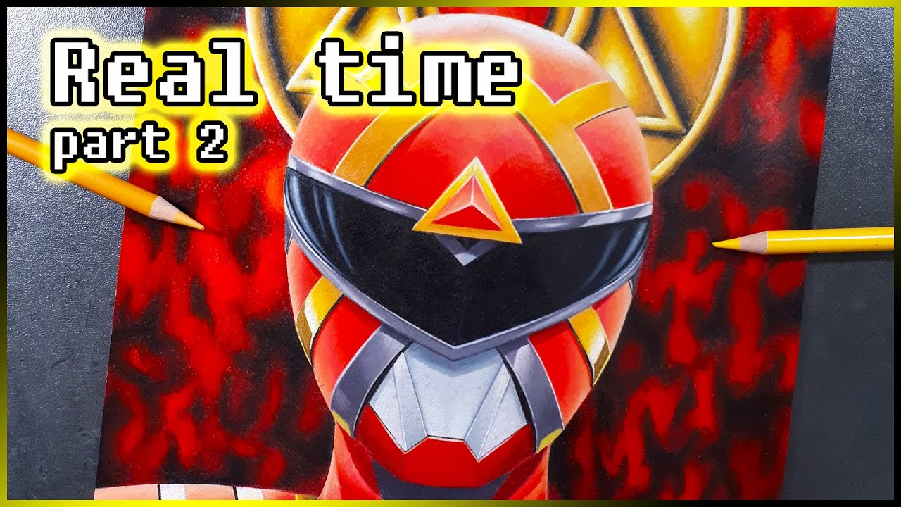 Omega red ranger real time (2/3) - YouTube