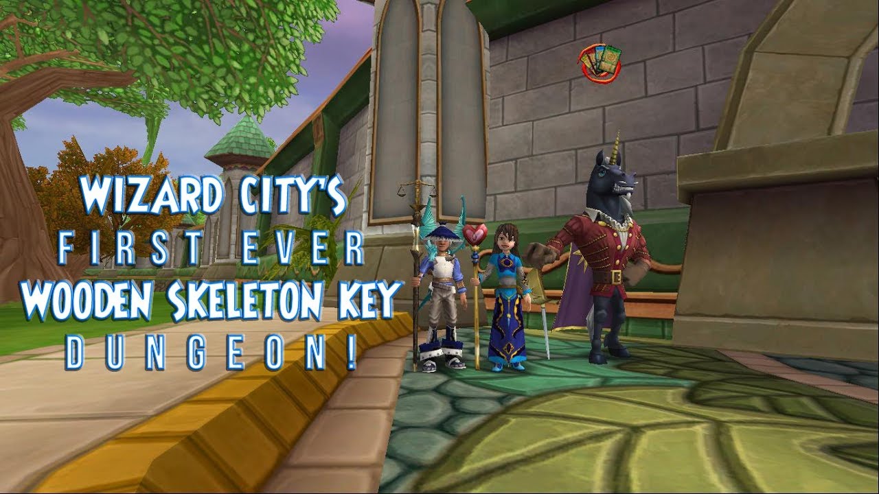 Wizard101: Wizard City's First Wooden Key Dungeon!! - YouTube