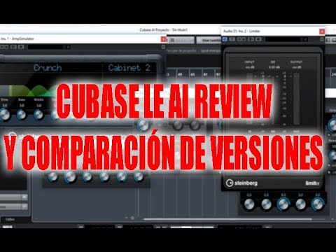 CUBASE LE AI REVIEW & COMPARACIÓN DE VERSIONES - YouTube