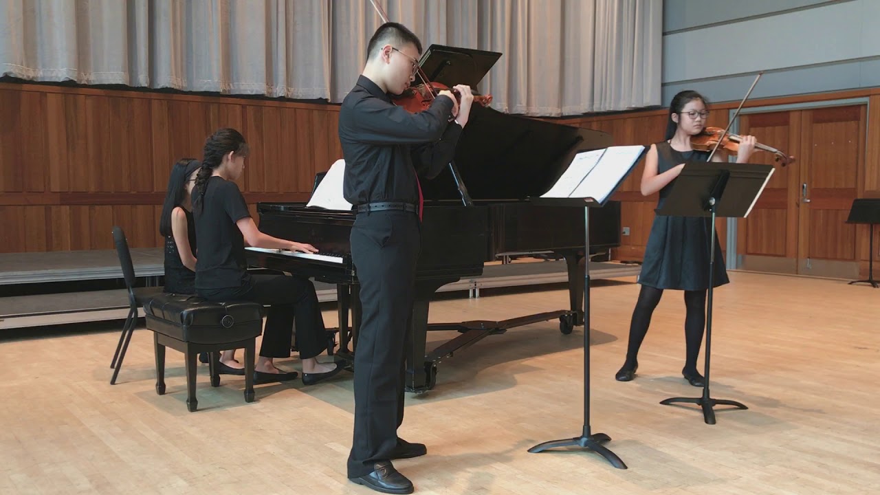 Allison Jiang - Moszkowski Suite for 2 Violins & Piano - YouTube