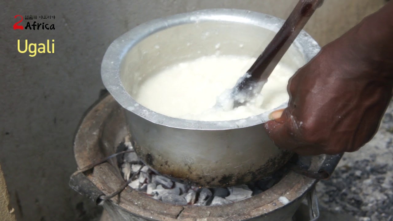 Trip to Tanzania, Africa! 우갈리 ugali! African food - YouTube