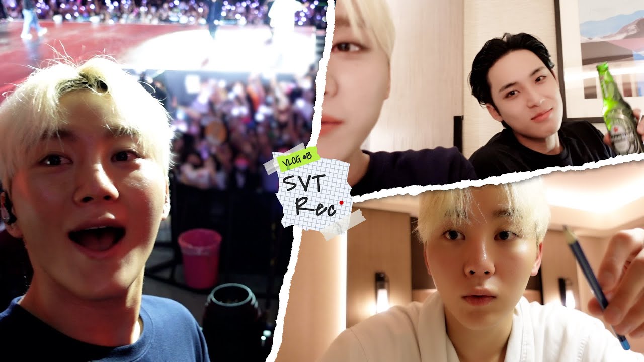 [LuckySEVENTEEN中字] [SVT Record] Boolog馬尼拉巡演日常 | 和成員們一起做夜宵吃播 | 最初公開洗臉的橘子 ...