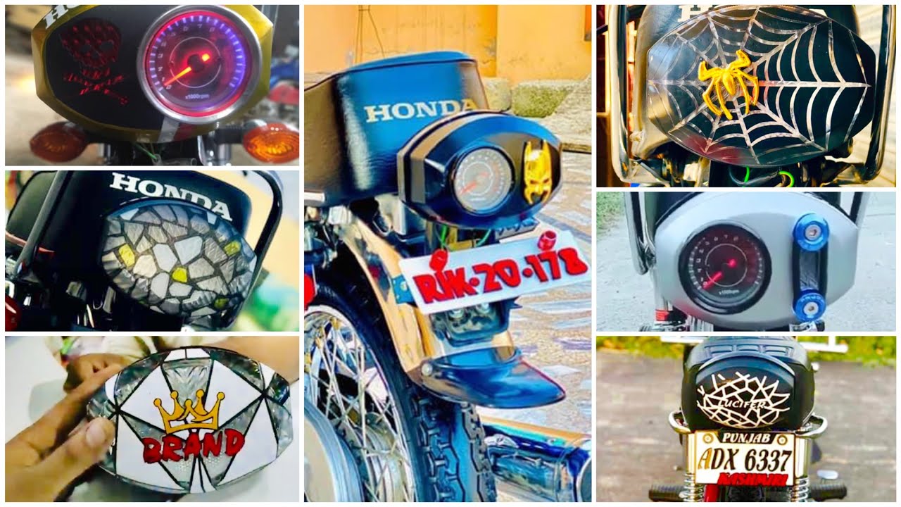 Backlight modified Bike Cg 125 || Honda 125 modified back light || 125 ...