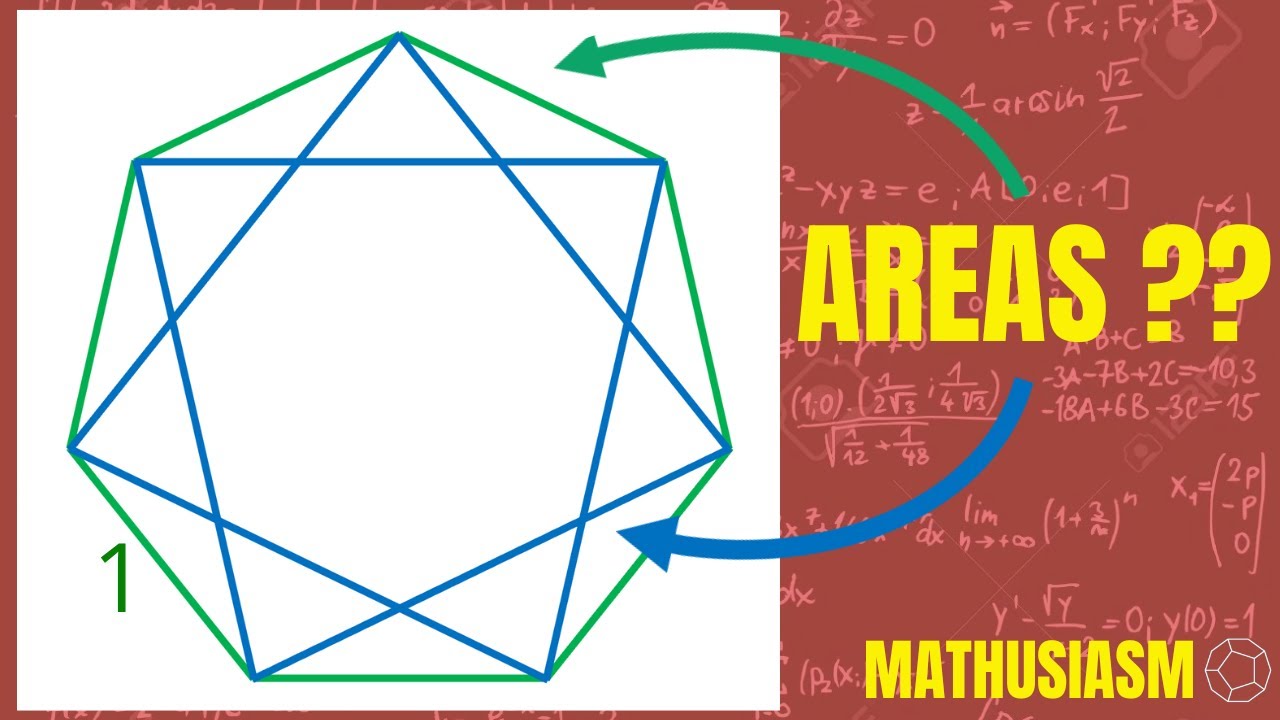 The SECRET Ratio of Areas of Regular Heptagon to Heptagram (7-pointed ...