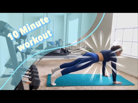 Quick 10 minute workout from anywhere! - YouTube
