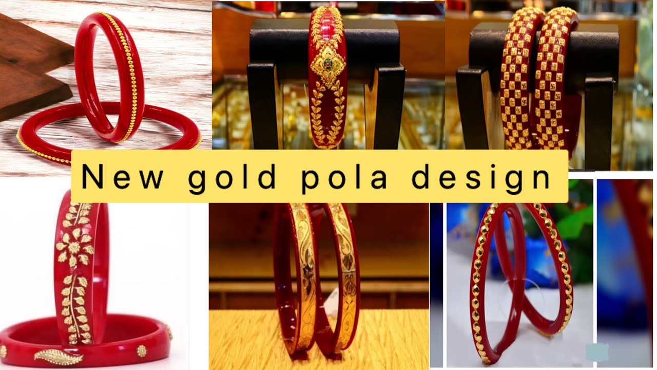 New gold pola design 2023// fully new gold pola collection 🤗🤗 - YouTube