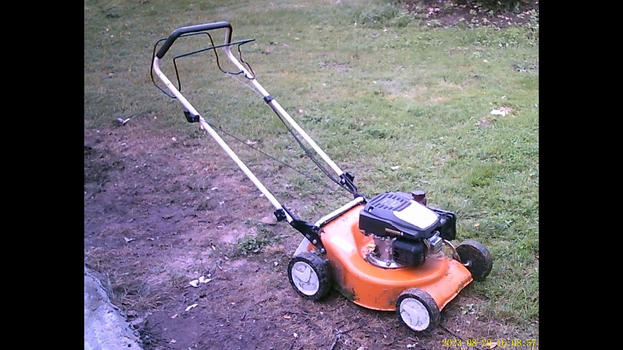 STIHL 248 T Lawn Mower Repair Unexpected Turn - YouTube