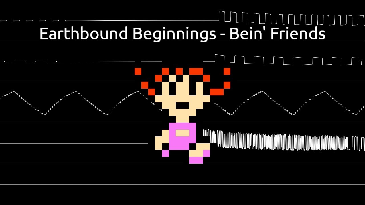 Earthbound Beginnings - Bein' Friends | Oscilloscope view - YouTube