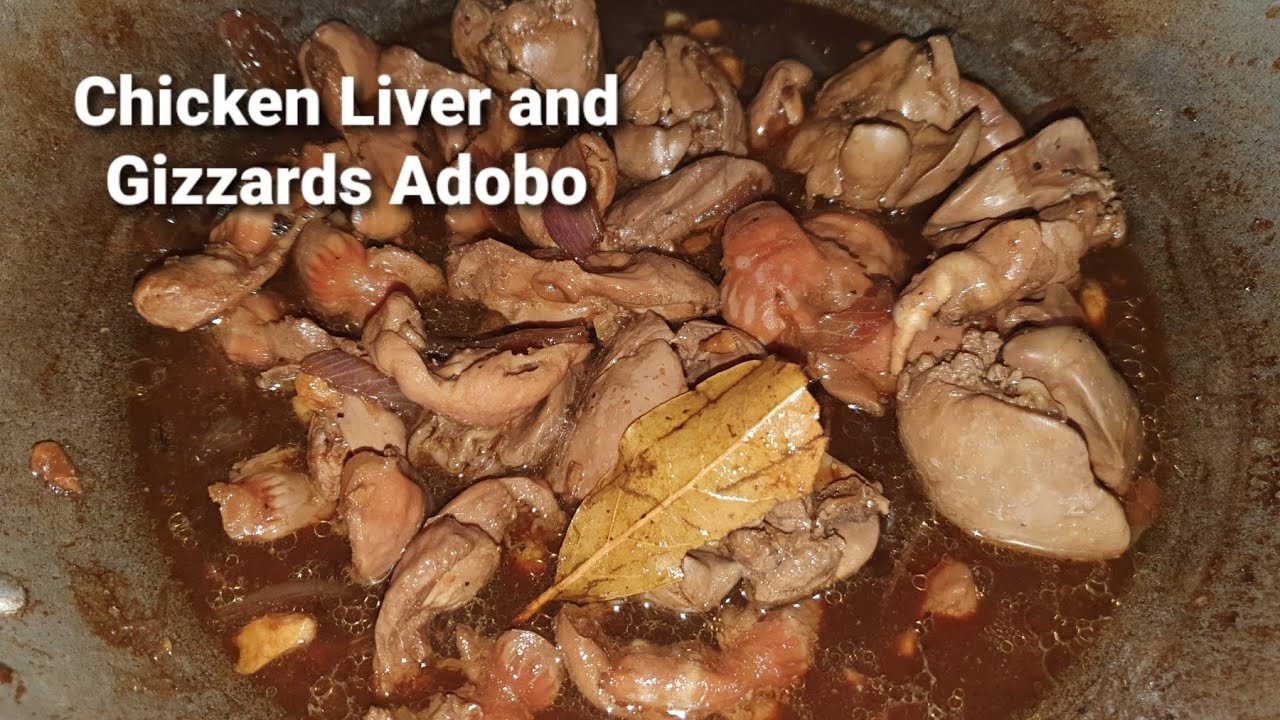 Chicken Liver and Gizzards Adobo - Kusinang PangMasa - YouTube