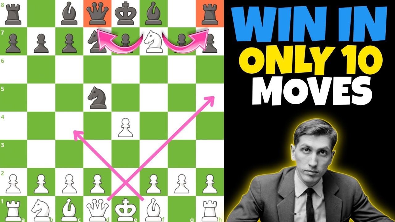 Bobby Fischer vs Bent Larsen Epic Chess Battle (1966) | Legendary Game ...