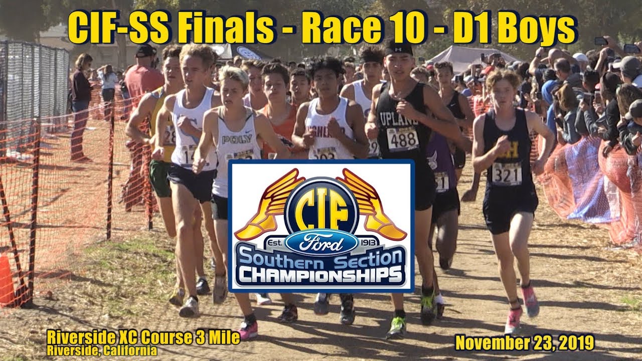 2019 XC - CIF-ss FINALS - 10 (Div 1 Boys) - YouTube