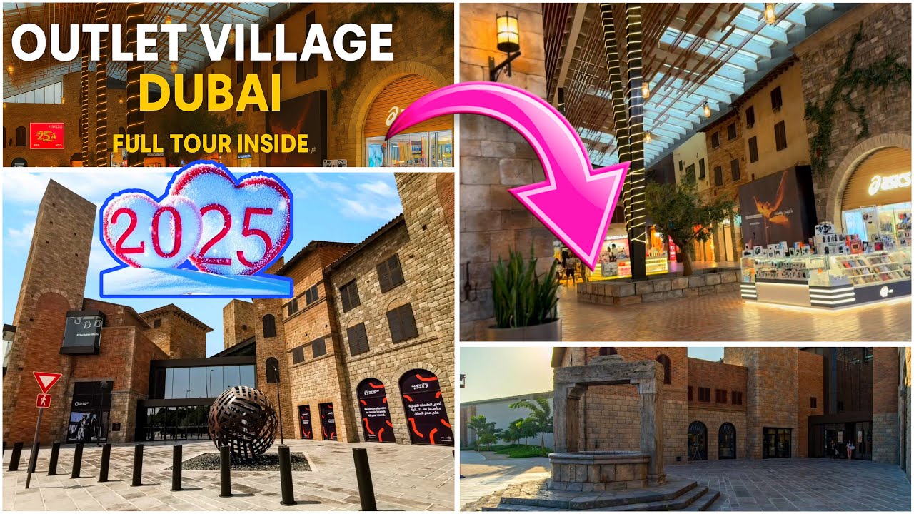 The Outlet Village Mall Dubai | Complete Walking Tour Inside | Shopping ...